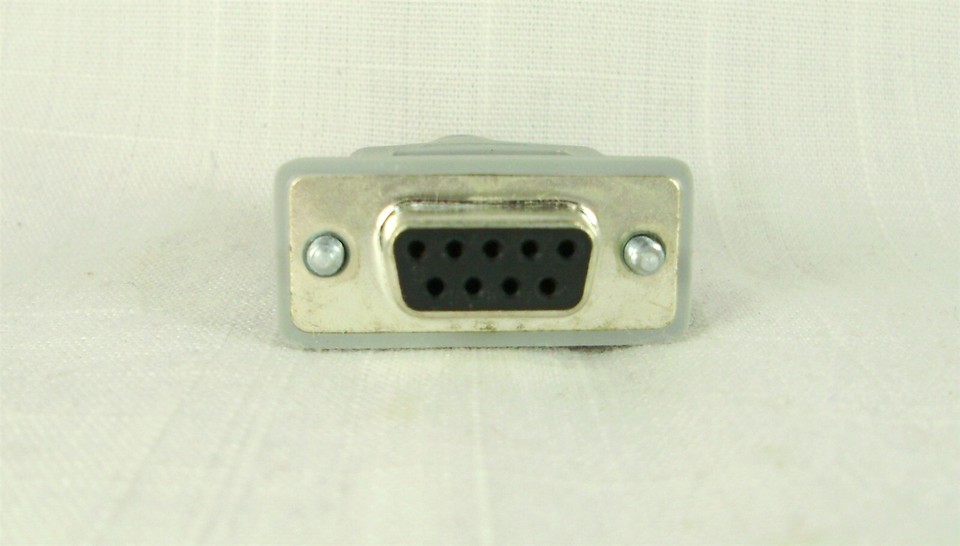 PS2F to DB9F Female Female Serial Mouse Adapter Gender Screw down posts ...