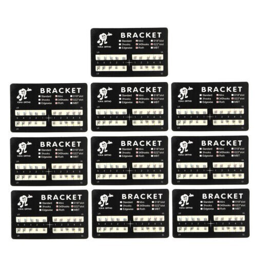 10 kits Dental Orthodontic Brackets Braces Mini Roth 022 Slot 345 with ...