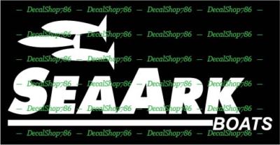 Sea Ark Boats - Outdoor Sports - Car/SUV/Truck Vinyl Die-Cut Peel N ...