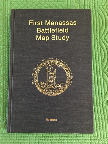 1st Manassas Battlefield Map Study-Virginia Civil War Battles & Leaders ...