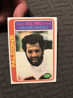 1978 Topps Nm-Mt All-Pro Rolland Lawrence Atlanta Falcons #490 | eBay