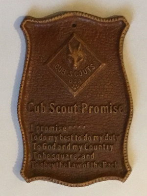 Cub Scout Promise Plaque | eBay