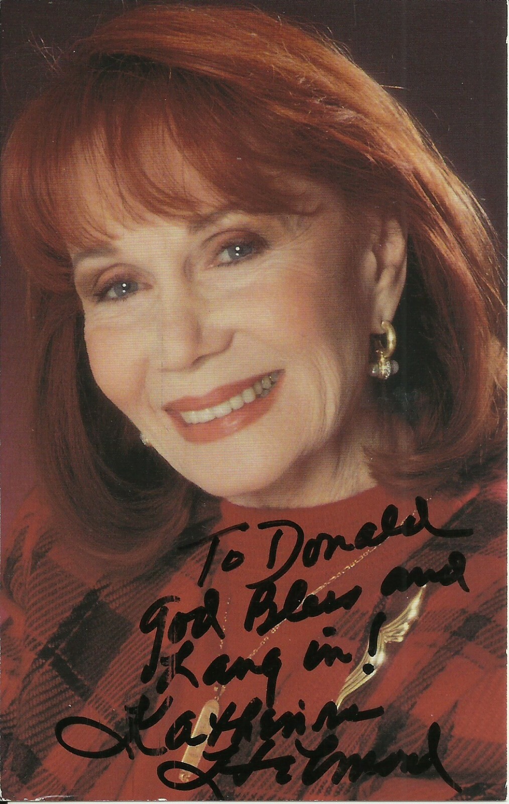 Katherine Helmond - Original Autograph Signed Postcard Photo | eBay