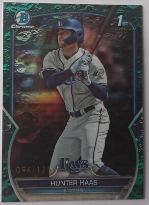 Hunter Haas Aqua Lunar Crater Refractor /125 2023 Bowman Draft Chrome ...