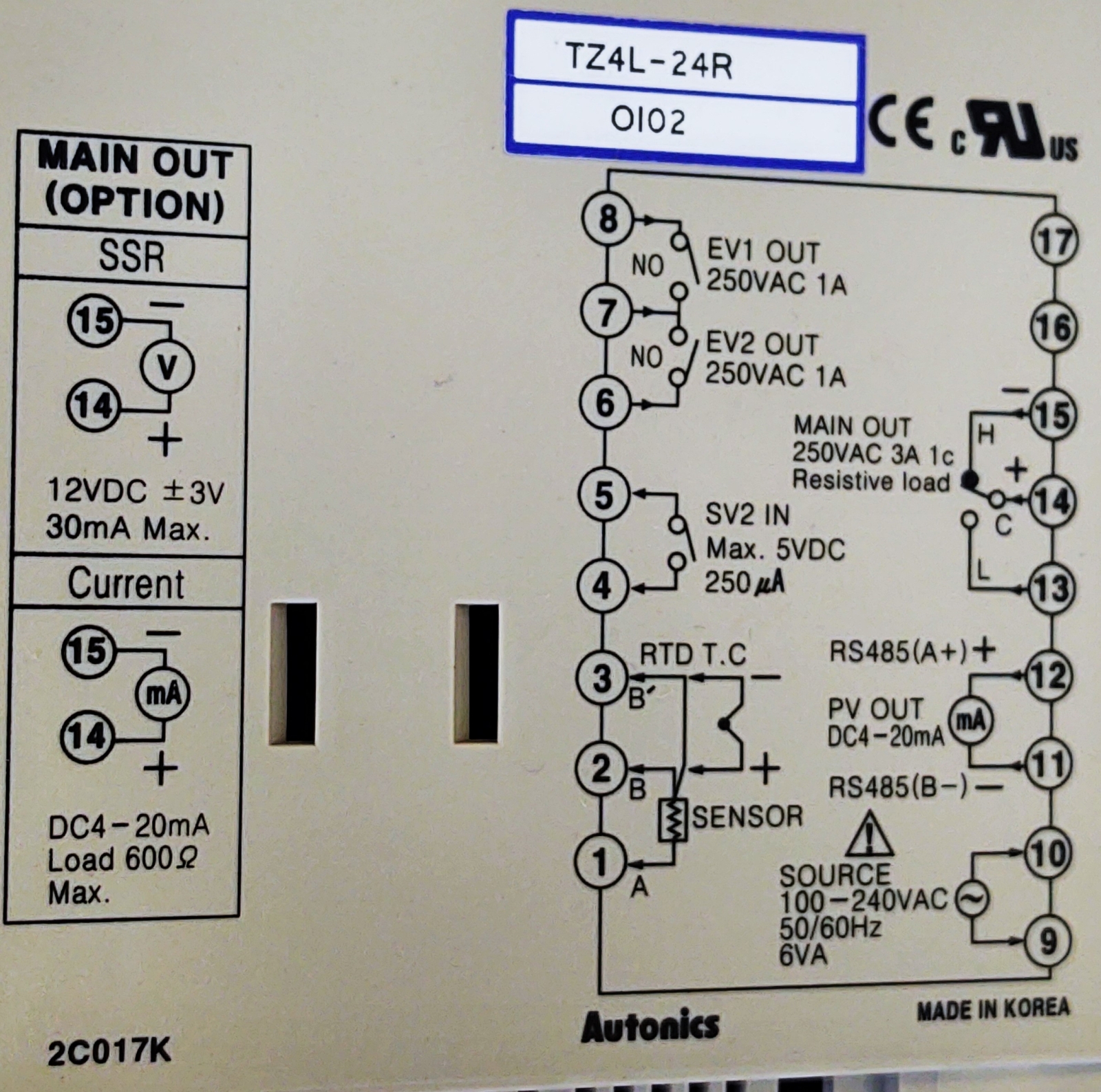 Autonics TZ4L-24R ETC00011 Temperature Controller | eBay