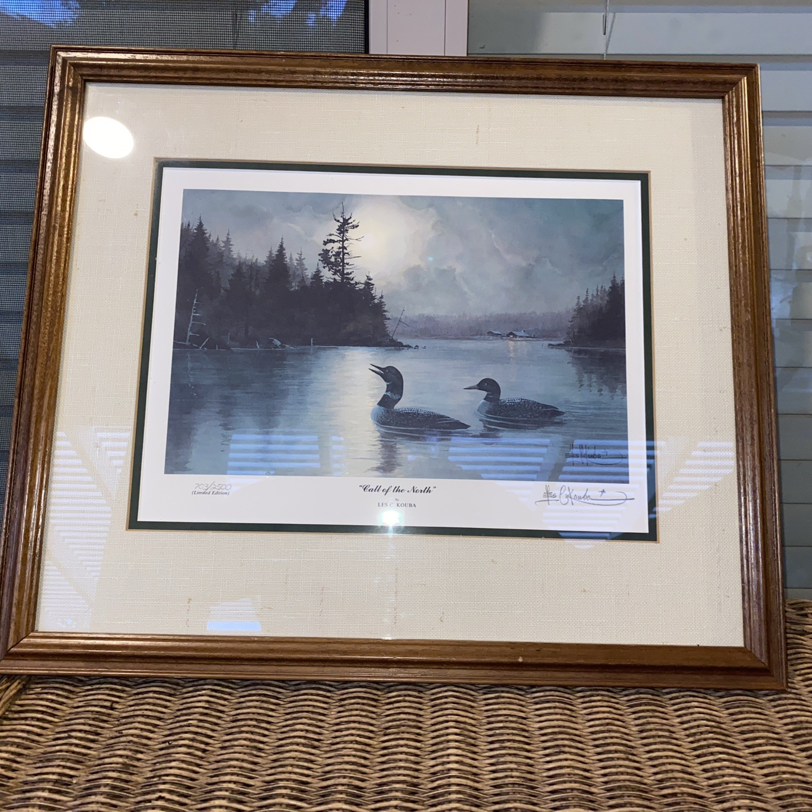 Les Kouba Call of the North A/P Print Framed 17x19.5 | eBay