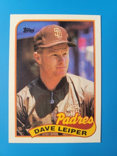Dave Leiper Baseball Card -- 1989 Topps #82 -- San Diego Padres | eBay