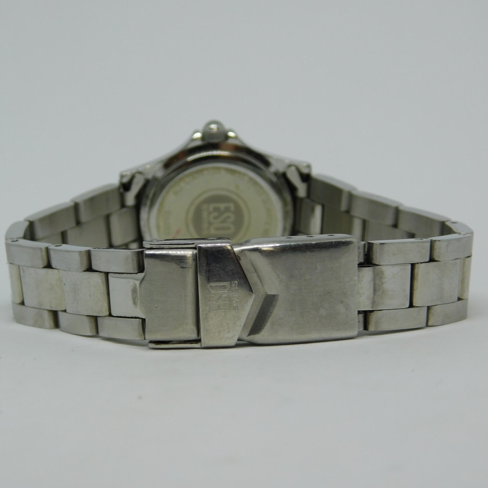 Esq by Movado E5293 Silver Stainless Bracelet Date Watch Battery for ...