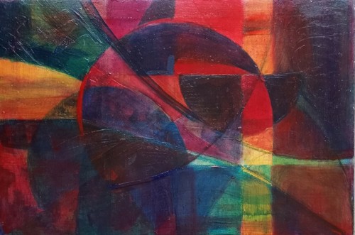 JEFF CARTER OIL ON CANVAS STUNNING ABSTRACT PAINTING SIGNED 1989 | eBay