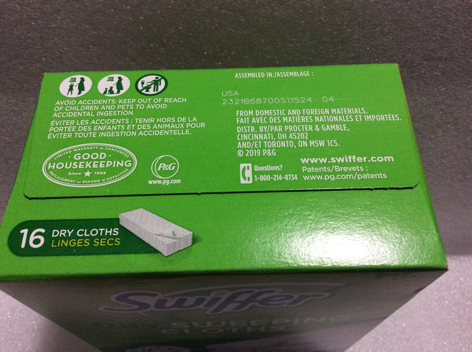 Swiffer Dry Sweeping Cloths Lavender Scent 16 Dry Cloths 37000158486| eBay