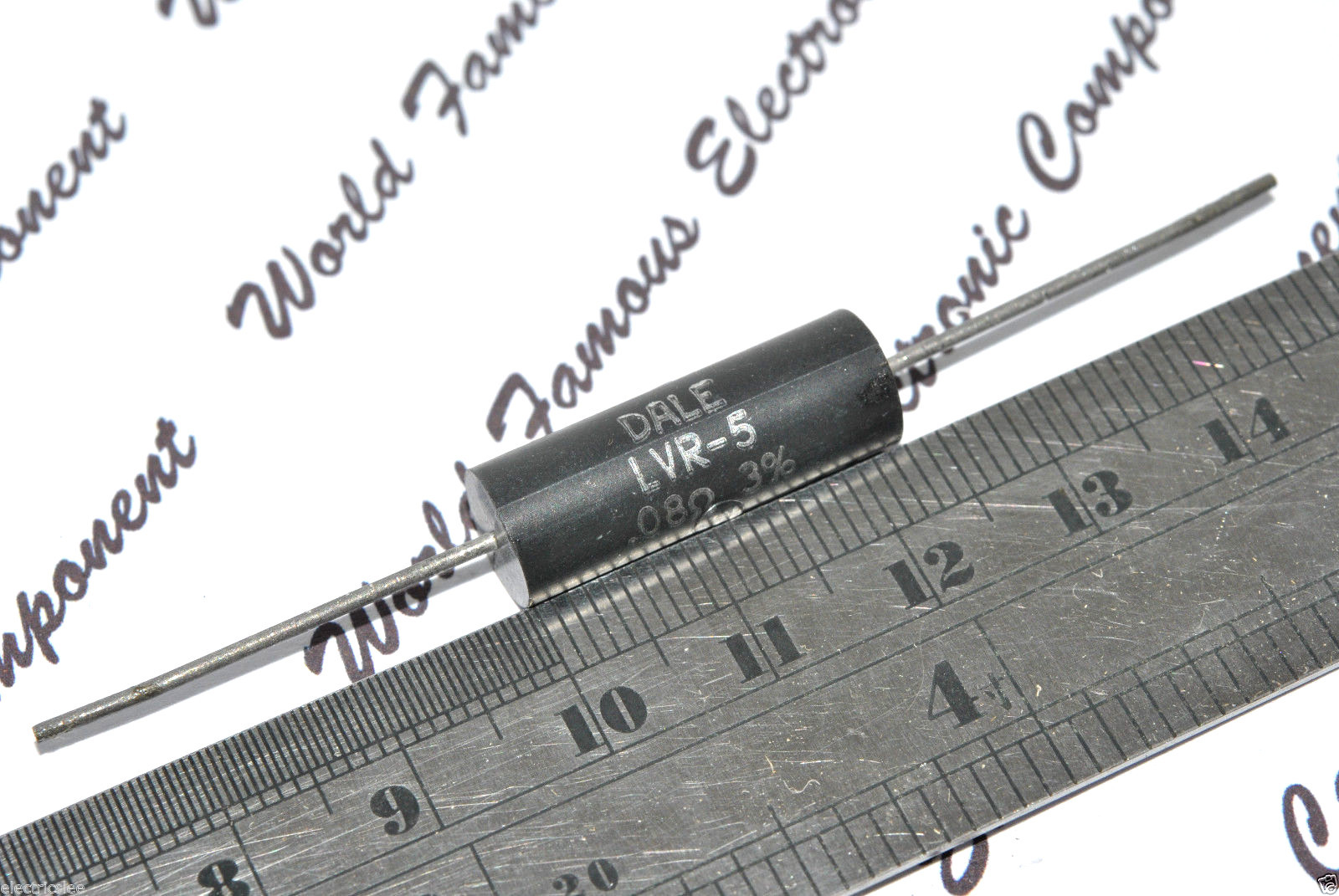 2pcs - DALE LVR-5 0.08R (0R08) 5W 3% Precision Wirewound Resistor NOS ...