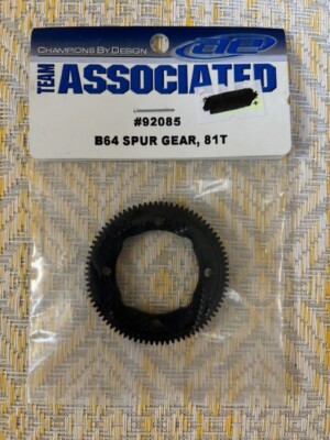 Team Associated Part #92085: B64 Spur Gear 81T; NISP | eBay