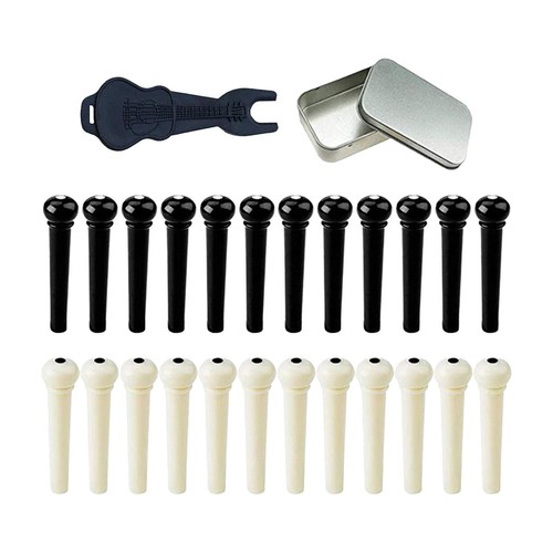 Goupilles de pont de guitare avec extracteur de broches de pont ...