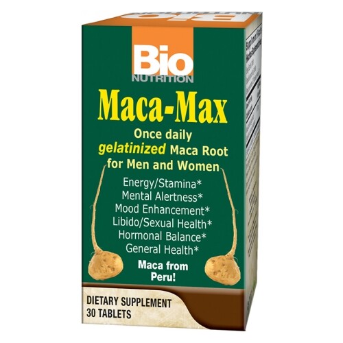 Maca Max 30 tabs By Bio Nutrition Inc | eBay