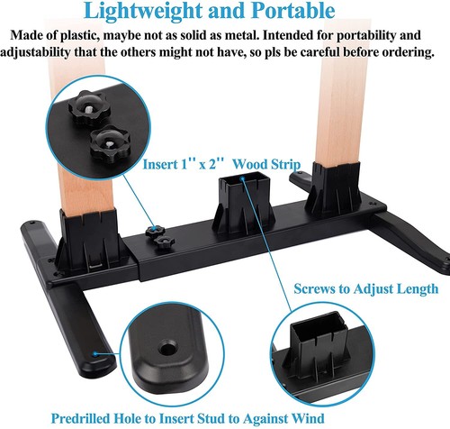 Plastic Shooting Target Stand Base Adjustable Target Stands USPSA/IPSC ...