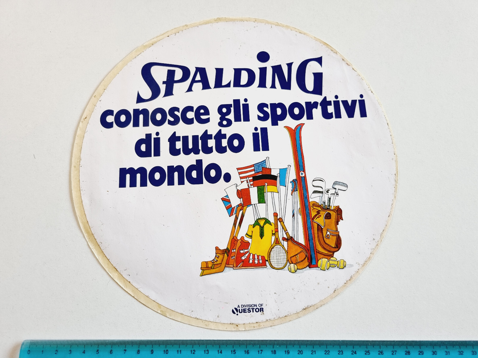 Spalding Sci Sticker Adhesive Vintage 80s Original | eBay UK