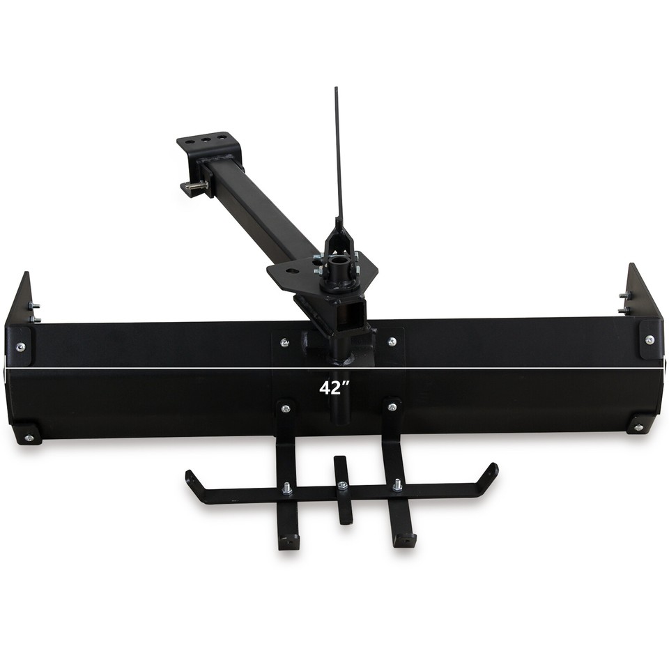42" Tow Behind Box Scraper Lawn Tractor Attachments, Box Blade Hitch ...