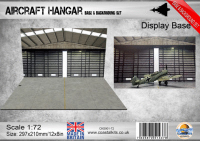 Coastal Kits 1:72 Scale Aircraft Hangar Base & Background set | eBay