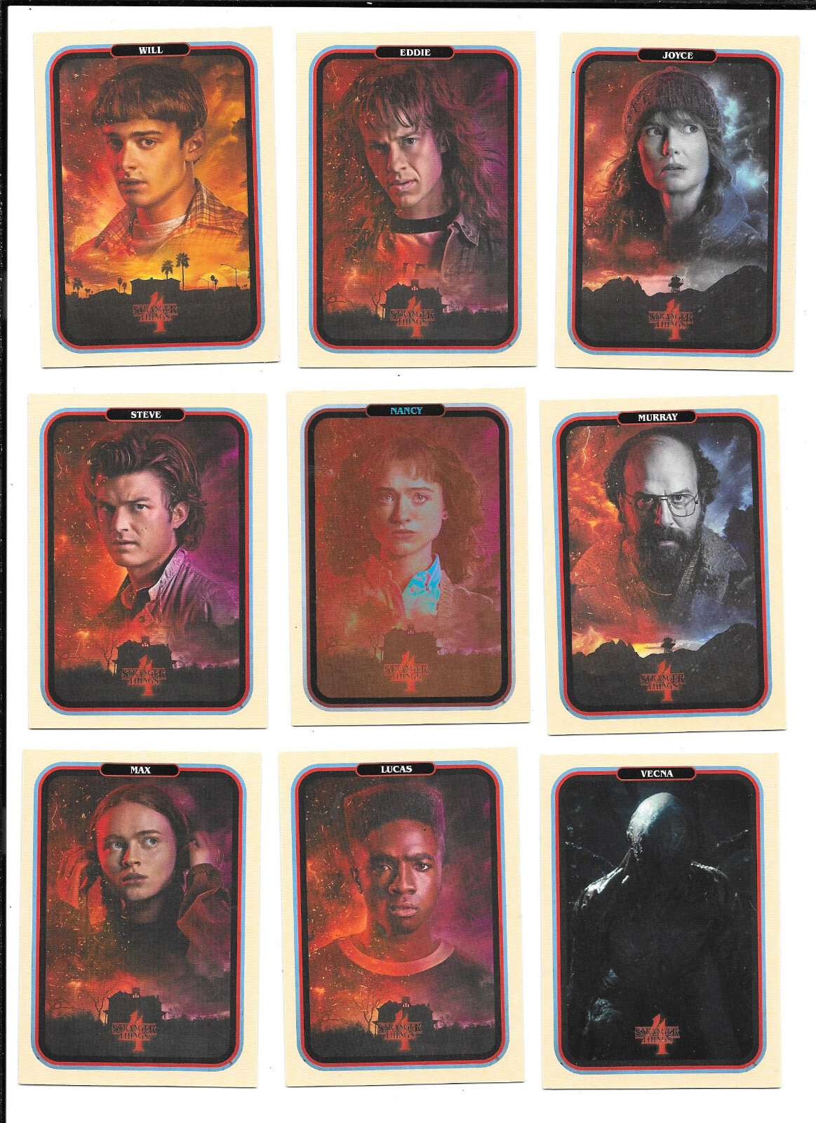 2022 Zerocool Netflix Stranger Things Cards YOU PICK FROM LIST COMPLETE ...