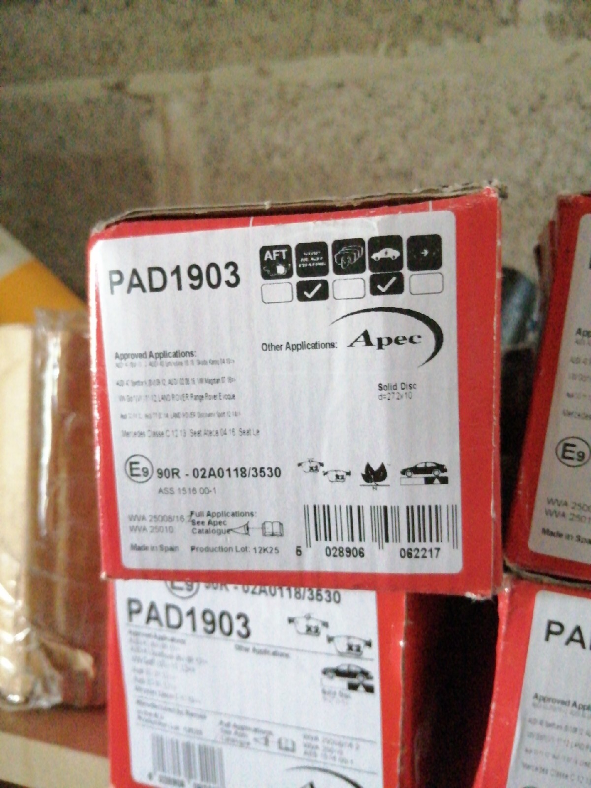 Apec+PAD1903+Brake+Pad+Set for sale online | eBay