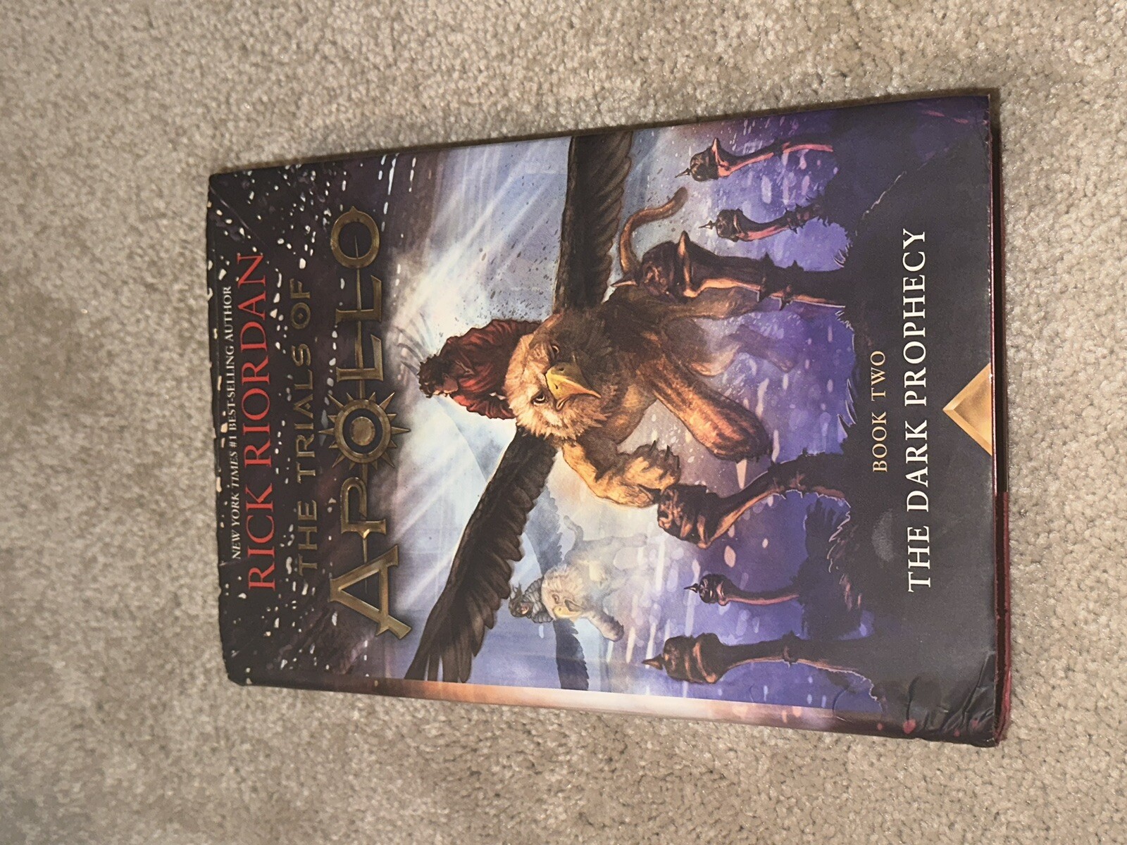 TRIALS OF APOLLO Book 2 The Dark Prophecy Hardcover w/ Dustjacket Rick ...