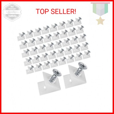 120 Pcs Drawer Bottom Support Brackets,Drawer Wedges with Screws ...