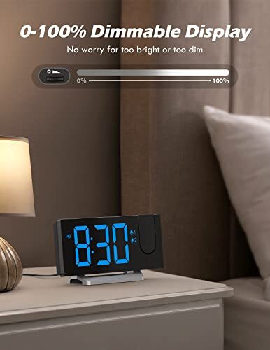 Alarm Clocks For Bedrooms Multifunctional Clock With Fm Radio ...