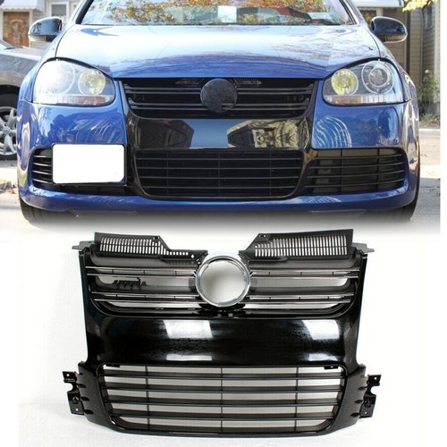 Black Mesh Air Intake Grill Front Grille For VW Golf 5 V MK5 R32 Bumper ...