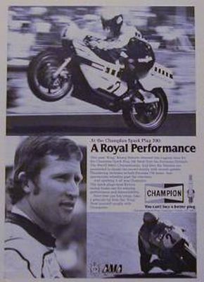 KENNY ROBERTS FOR CHAMPION Original Ad 1979 | eBay