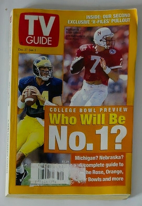 TV Guide Magazine December 27 1998 Brian Griese New York Metro Ed. No ...