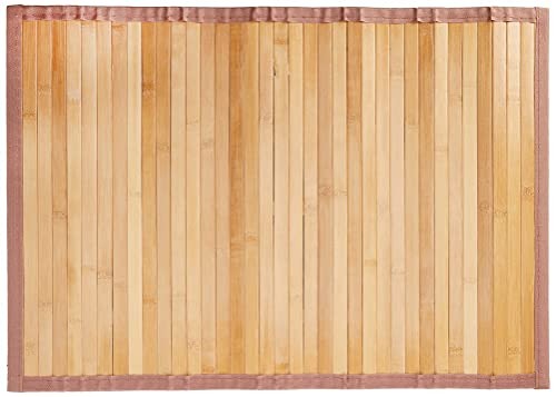 Idesign Formbu Bamboo Floor Mat Non-skid, Water-resistant Runner Rug F ...