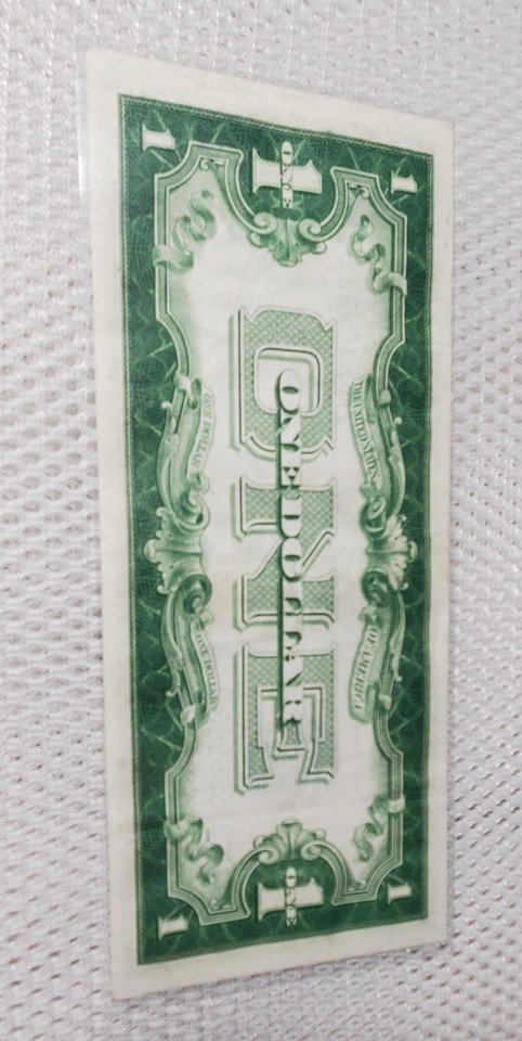 1928 B $1 Silver Certificate Funny Back Note, Blue Seal, AU/UNC Nice ...