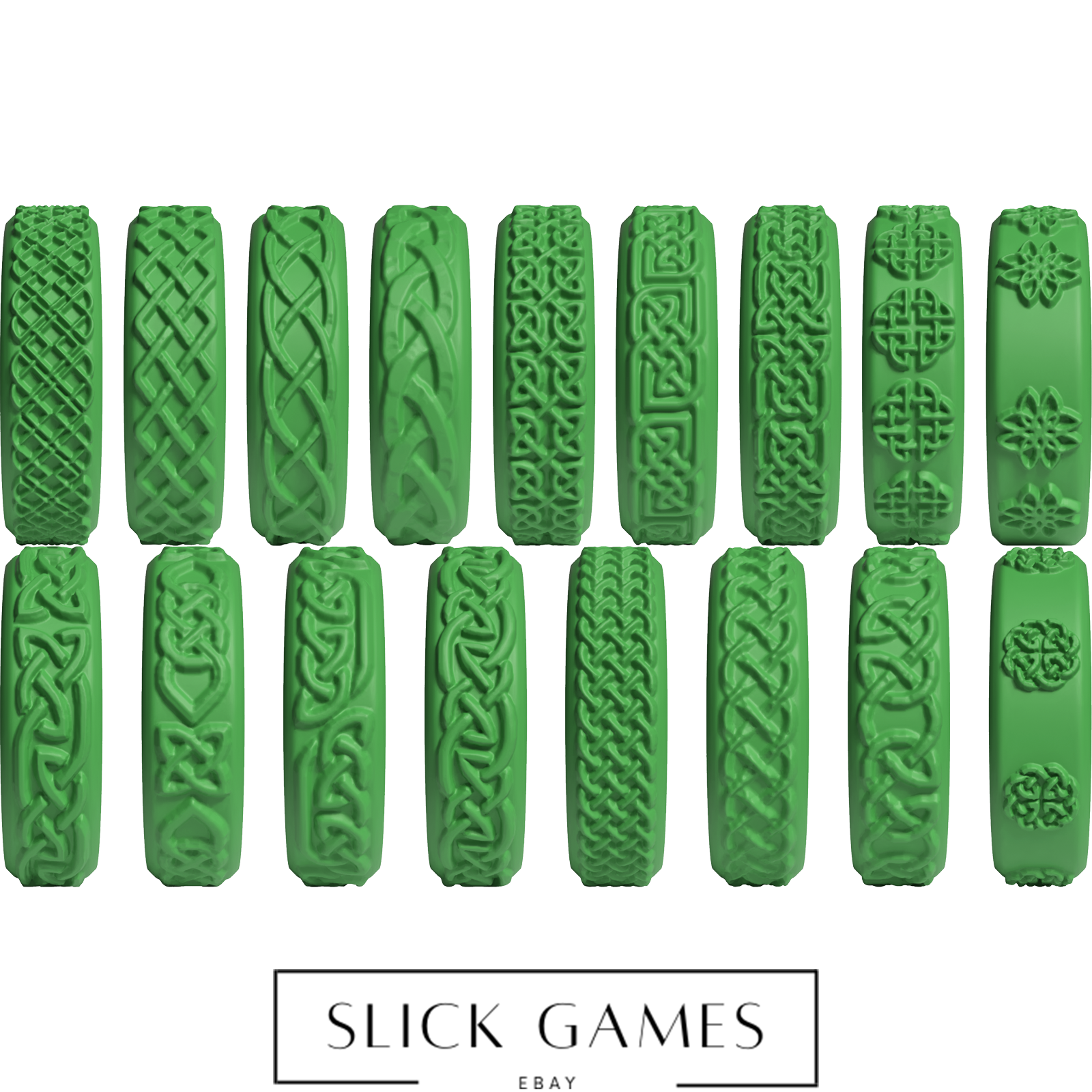 Celtic 17 Pattern Stamp Wheels Set #1 | 3D Printed, 3D Crafts & Tool | eBay