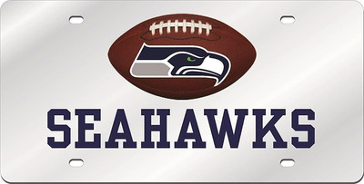 Seattle Seahawks Premium Laser Cut Tag License Plate, Football ...