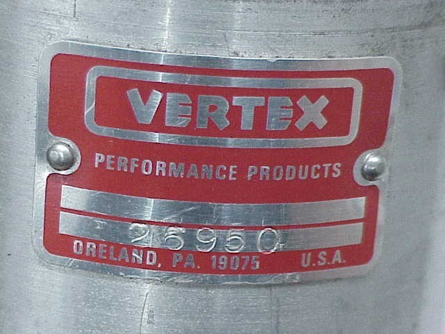 Vertex Magneto SB BB Chevy with Plug Wires & Black Scintilla Cap Good ...