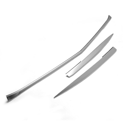 Front Bumper Bottom Protector Strip Steel Chrome Fit For Cadillac CT6 ...