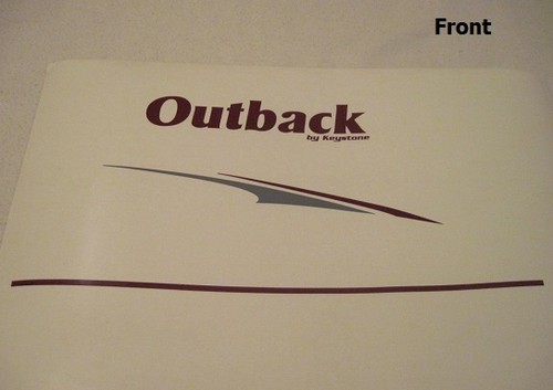 OUTBACK RV KEYSTONE CAMPER WHEEL TRAILER DECAL STICKER SET 2 | eBay