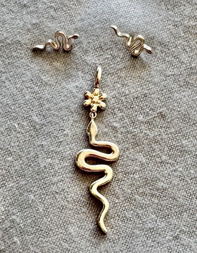 Tous Snake Fragile Nature Earrings And Pendant | eBay