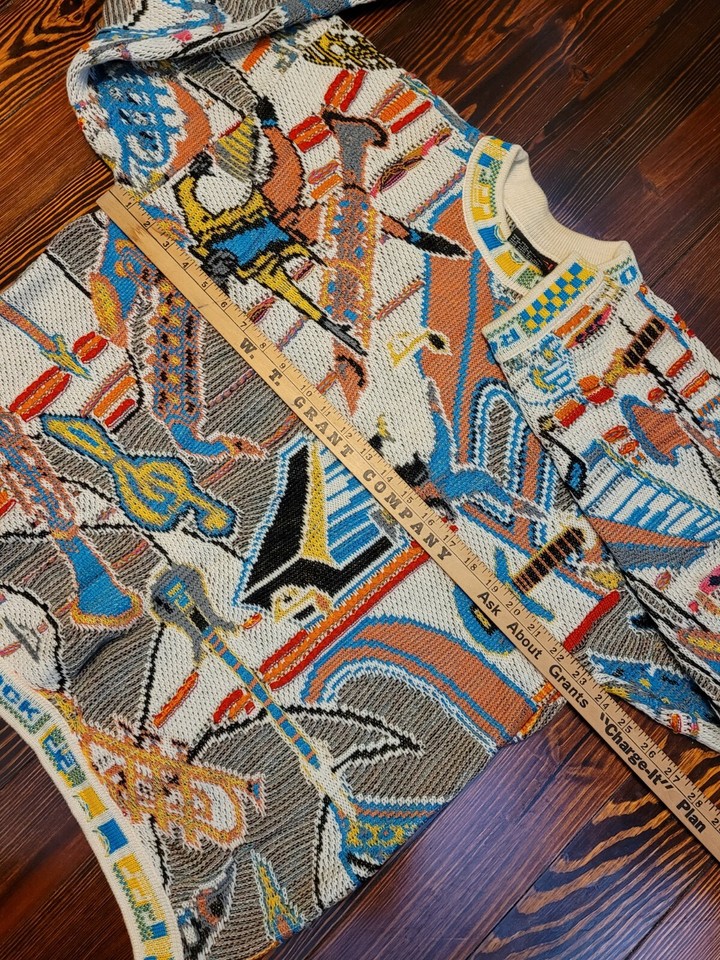 Coogi Australia Sweater Tag Size 20 Fits Large Check Measurements | eBay