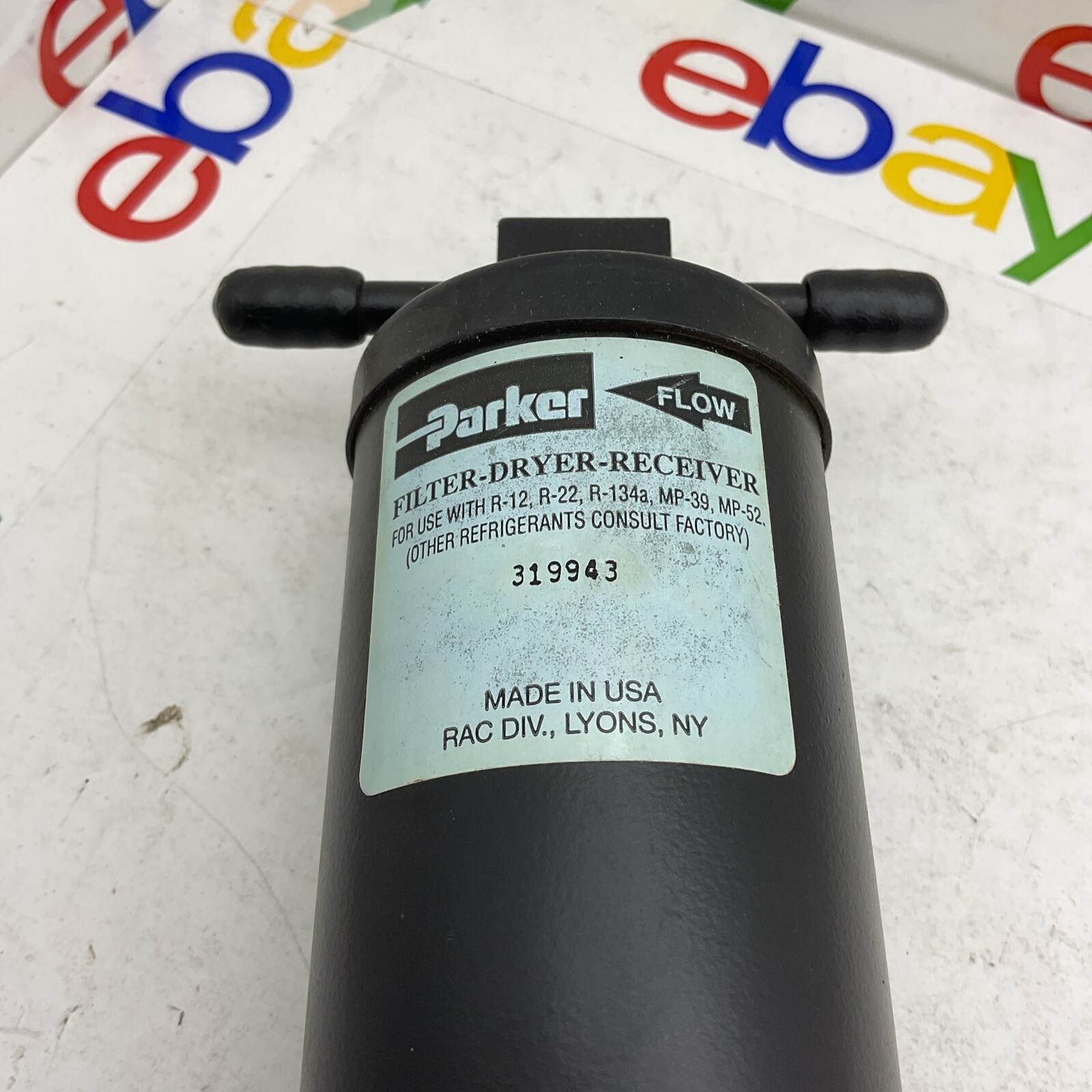 PARKER A/C Filter Drier Receiver 03798 1 For Use: R-12 R-22 R134a MP-39 ...
