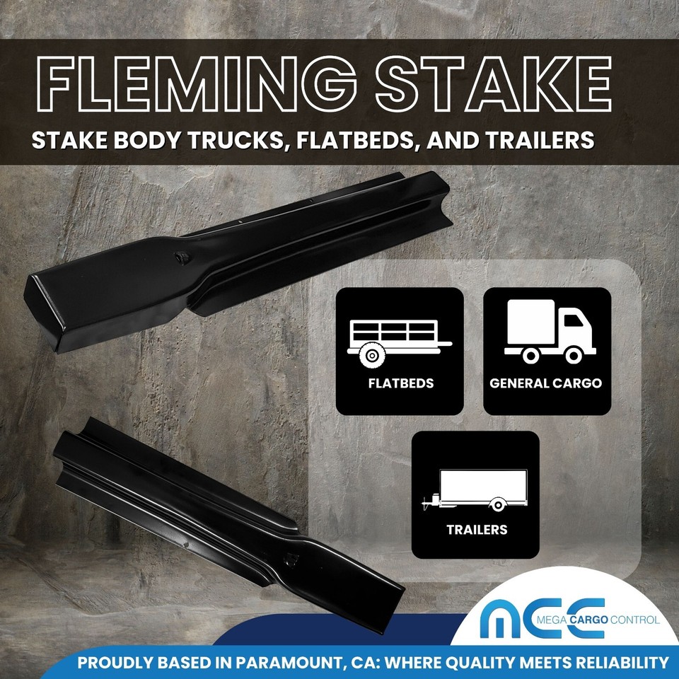 12 Pack 12" Fleming Style Stake Body Stake for Stake Truck Flatbeds and ...