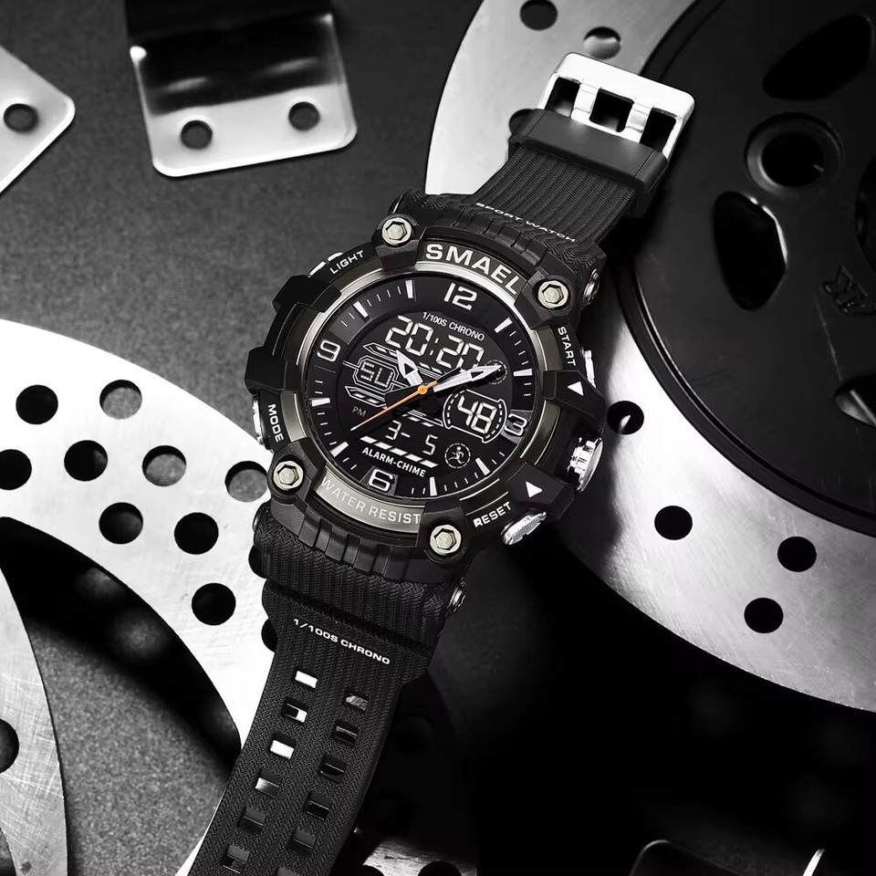 Men Large OVERSIZED Waterproof Digital Sports Military Tactical WRIST ...