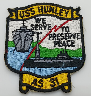 USS Hunley AS-31 Patch | eBay