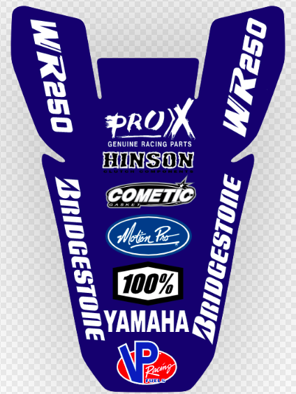 YAMAHA WR 250 1998 Jeremy McGrath Chaparral Replica Graphics 1997 ...