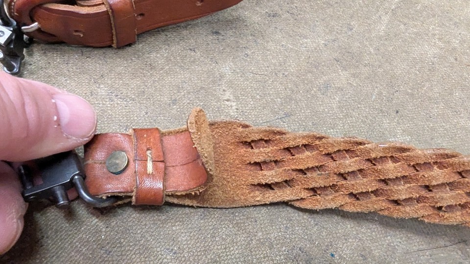 Kassnar Spanish leather braided rifle sling, | eBay