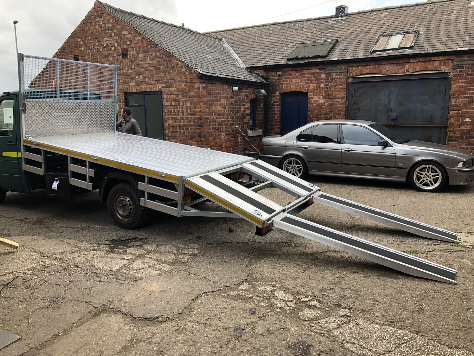 Brand New Aluminium Tipper Bodies Ford Transit Iveco Nissan Sprinter ...
