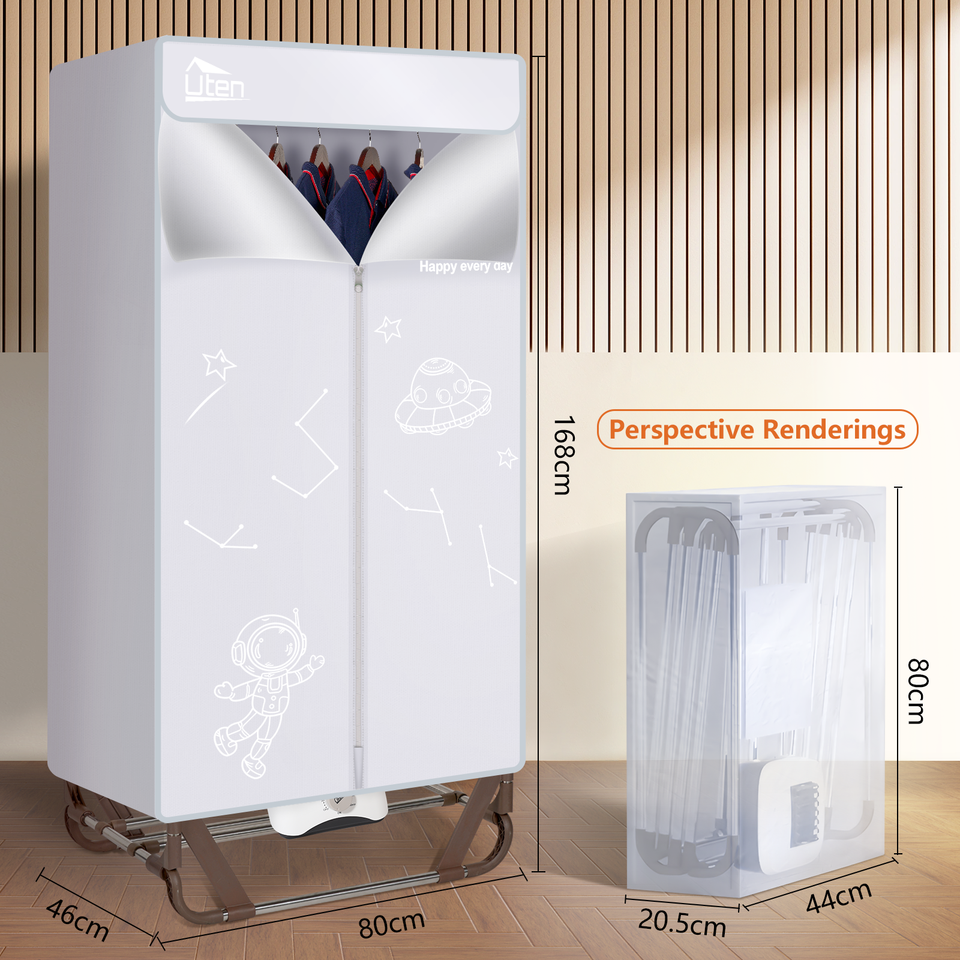 Electric Clothes Dryer 1500W Indoor Dorms Buddy Best Hot Air Machine ...