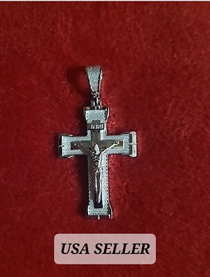 Crucifix S925 Sterling Silver Cross Jesus Beautiful Piece 16.7gr ...