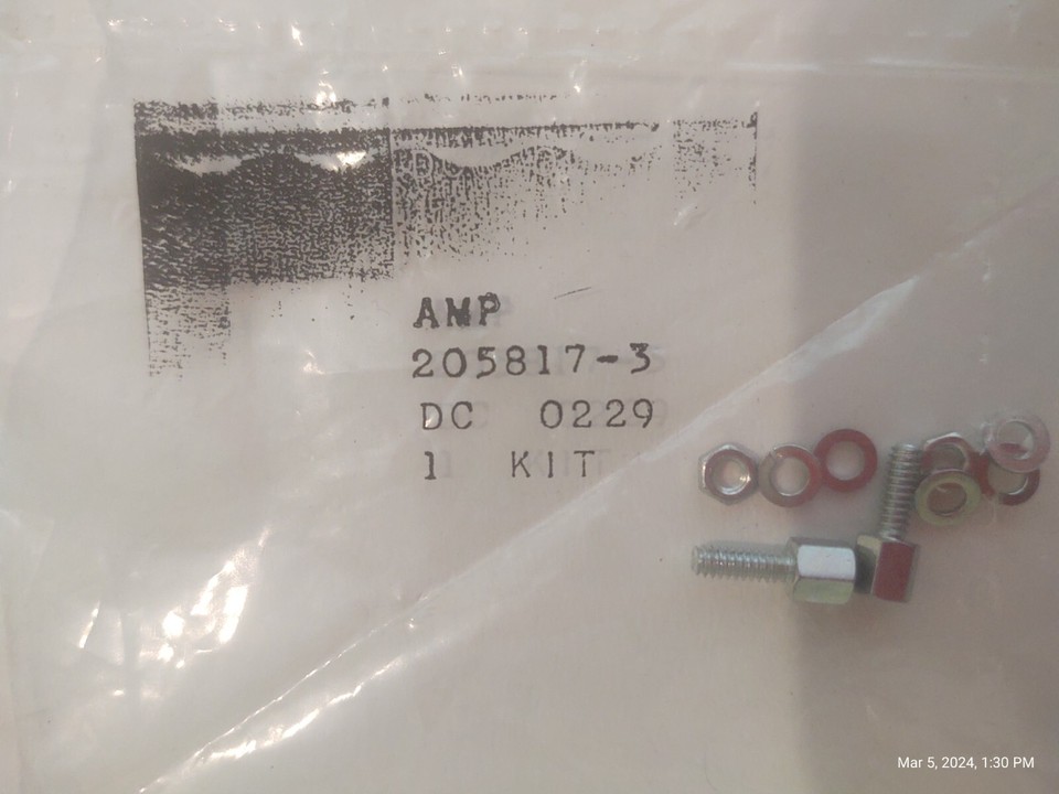 AMP Connector Female Screw Lock Assembly Kit 205817-3 | eBay