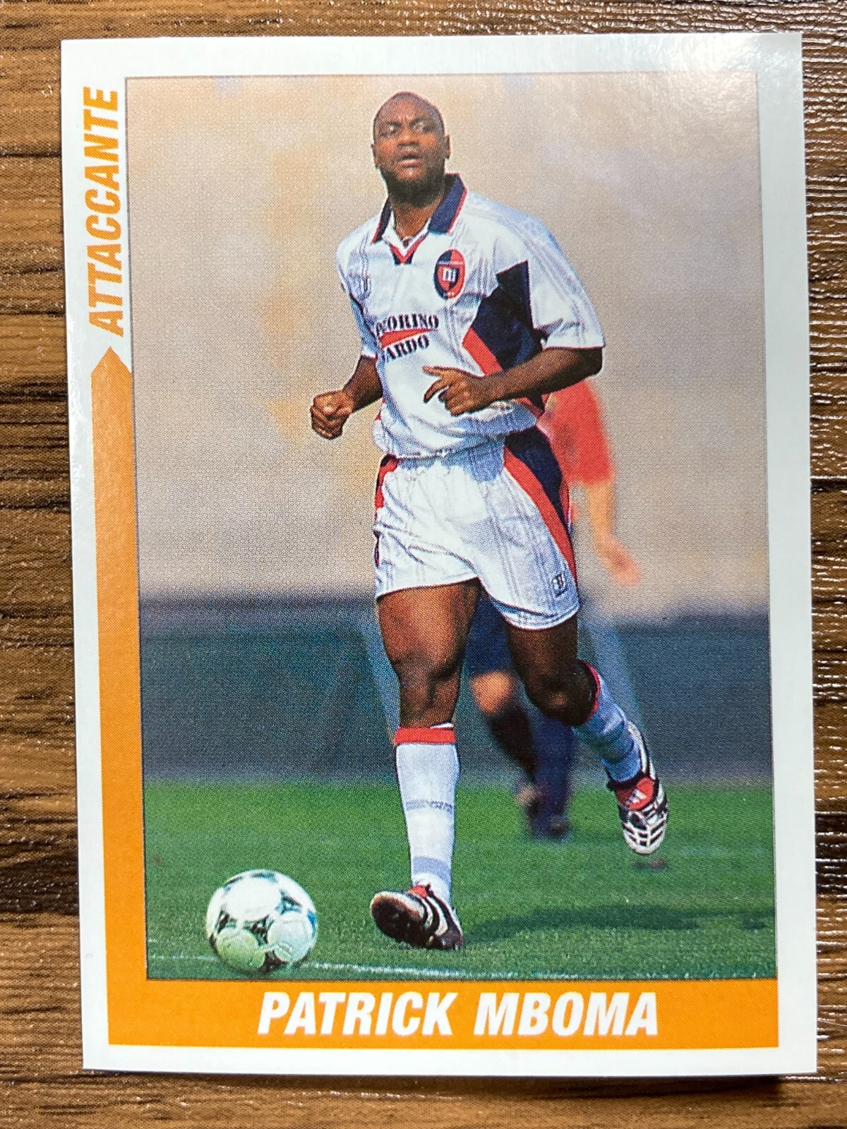 Panini Super Calcio 2000 Stickers No.148 Patrick Mboma Cagliari ...
